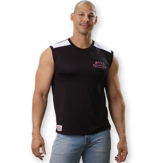 Our Muscle Tee Black | Sexx University | You got muscles? We got your Tee.